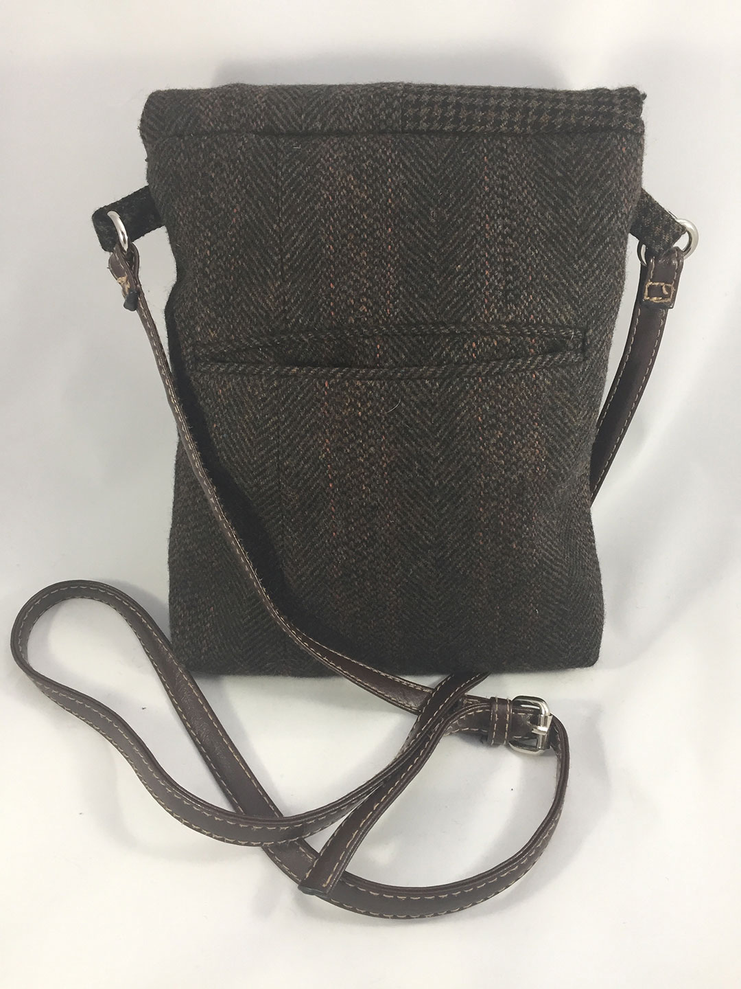 Upcycled Wool Suit Mini-Messenger Bags | Lilac Hill Designs